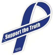BRING THEM HOME & SUPPORT THE TRUTH magnetic ribbon